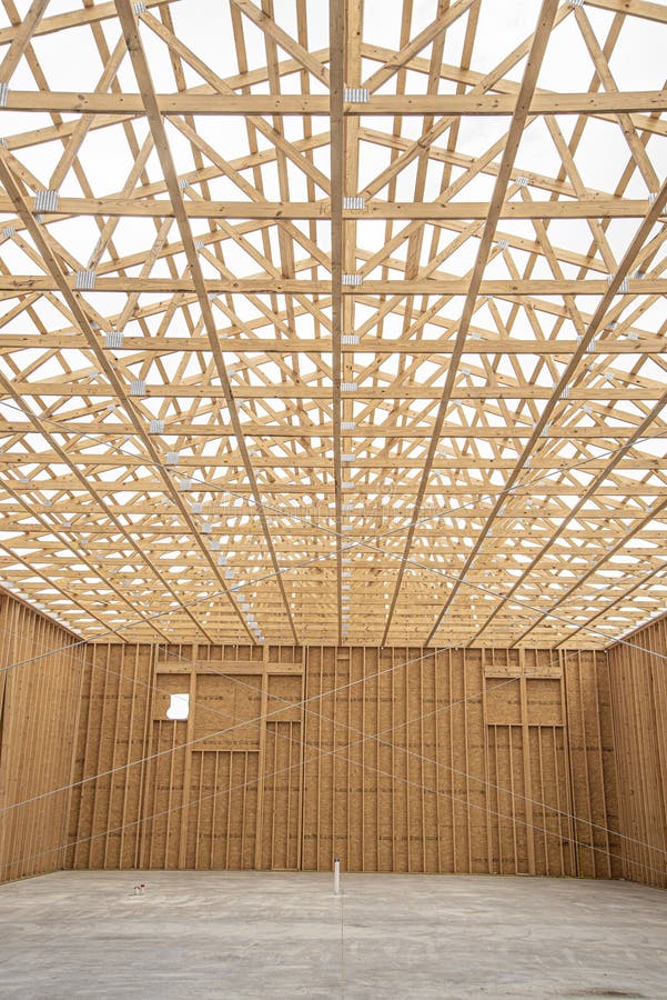 New barn construction stock image. Image of material - 282940387