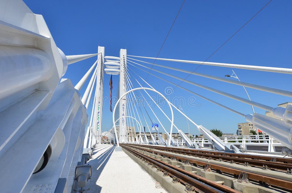 The New Basarab Suspension Bridge in Bucharest Editorial Image - Image ...