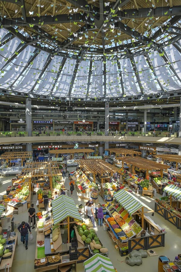 New Bazaar in Karaganda, Kazakhstan Editorial Photography - Image of ...