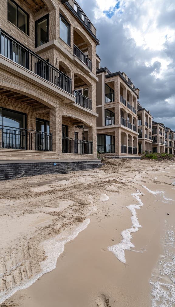 New Beachfront Homes Under Construction, Coastal Development and ...