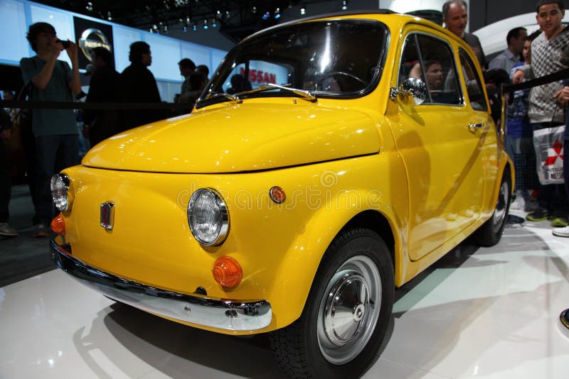 New Fiat at NY International Auto Show Editorial Photography - Image of ...