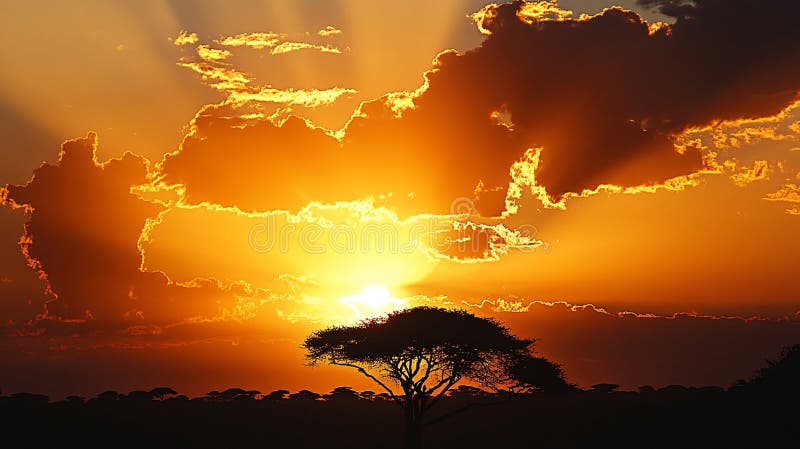 New Beginnings in Golden Light Stock Photo - Image of warm, landscape ...