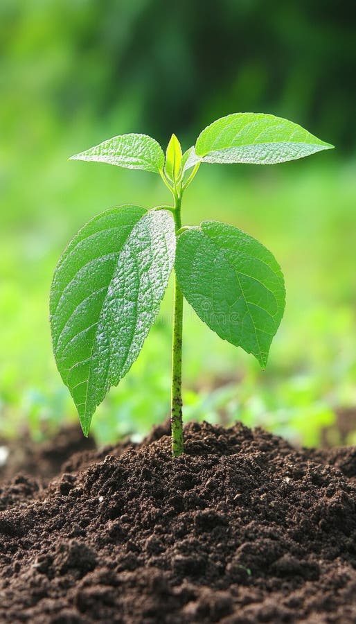 New Beginnings, Growth, and Opportunities Concept Tiny Seedling ...