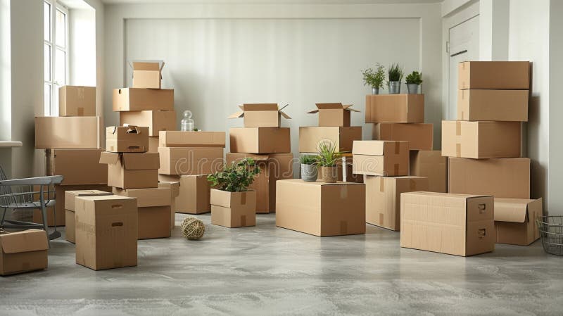 A New Beginnings: House Moving Inspires Changes in Life Stock Image ...