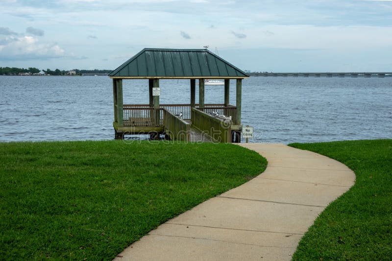 New Bern North Carolina Town Riverfront Scenes Stock Photo - Image of ...