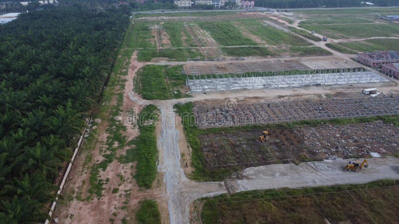 A New Big Plot of Vacant Land Under House Development Construction ...