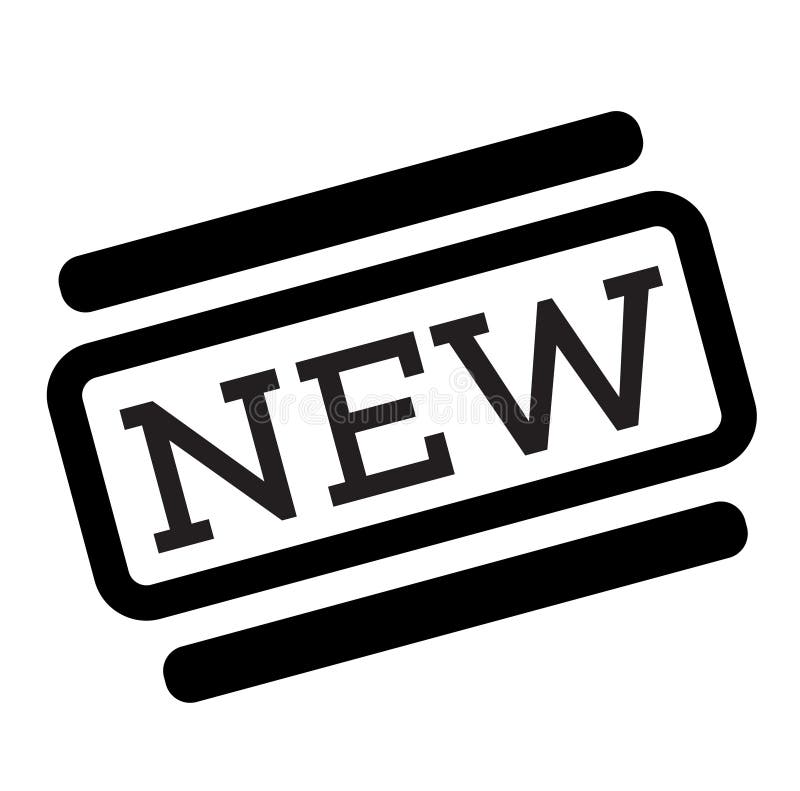New black stamp stock vector. Illustration of note, rubber - 123604938