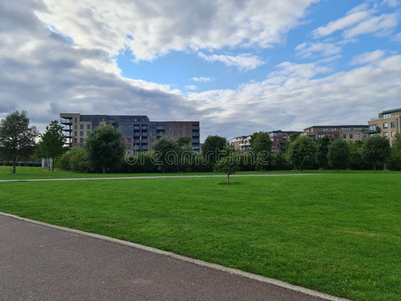 New Blocks in Clongriffin, Dublin 13, Ireland Stock Image - Image of ...