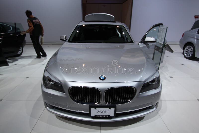 New BMW 750Li editorial stock photo. Image of show, auto - 18548548
