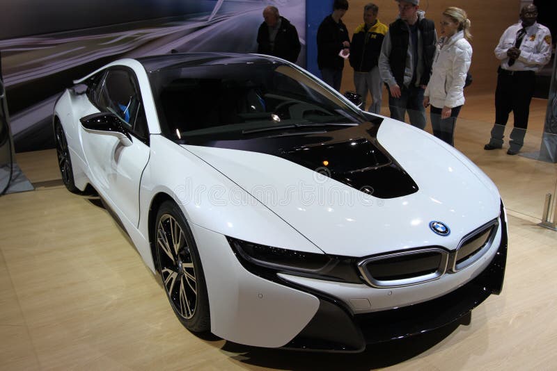 New BMW I8 Ultimate Driving Machine 2014 Editorial Image - Image of ...