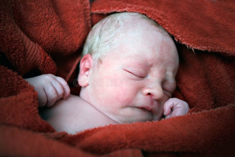 New born baby stock photo. Image of baby, towel, young - 11112752