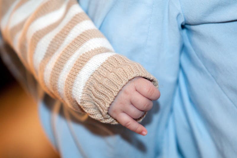 New born baby s hand stock photo. Image of contact, infant - 69451484