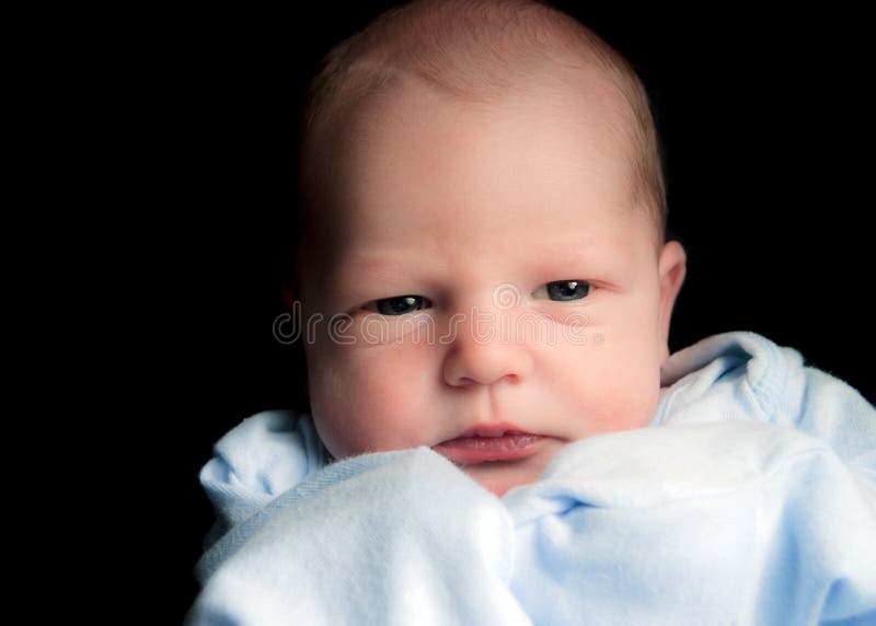 New born boy stock image. Image of baby, eyes, cute, blond - 23367129
