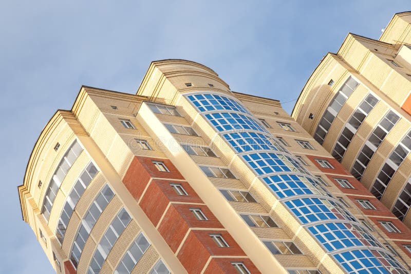 New brick house stock photo. Image of facade, modern - 13059308