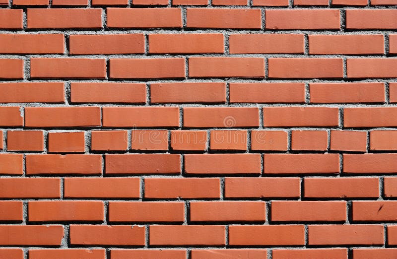 New brick wall. stock image. Image of concrete, facade - 15182151