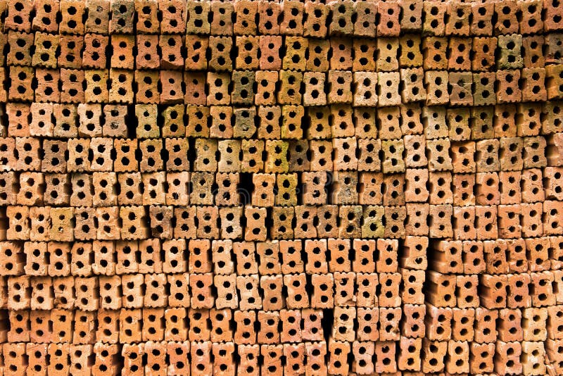 New Bricks Stack As Wall Background Texture Stock Photo - Image of ...