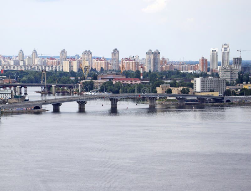 New Bridge in Kiev, Ukraine Stock Image - Image of boom, cities: 87692511