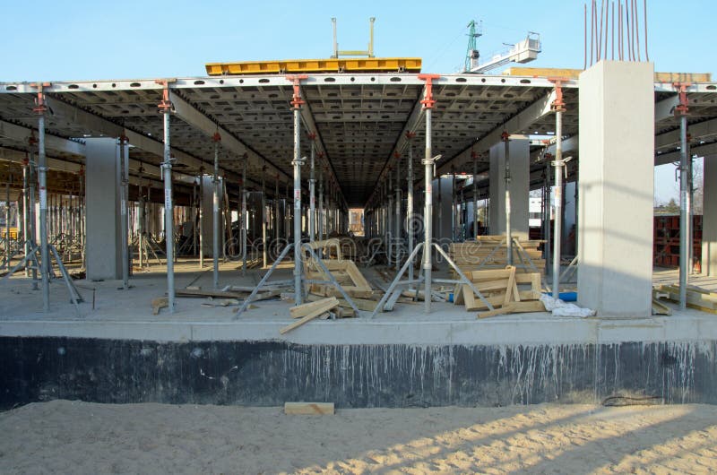 New Building during Construction Stock Photo - Image of saving, heating ...