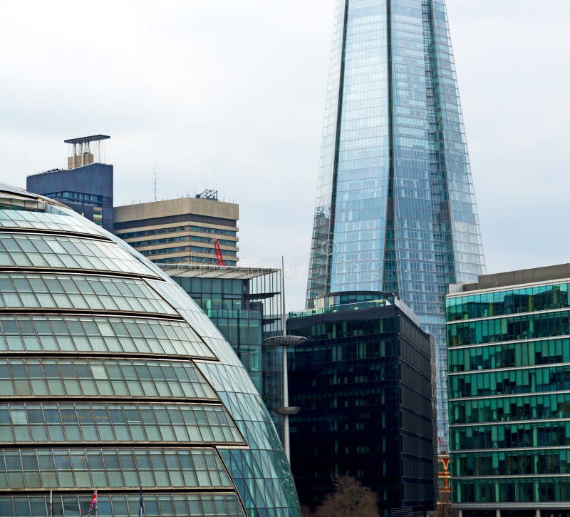 New Building in London Skyscraper Financial District an Stock Image ...