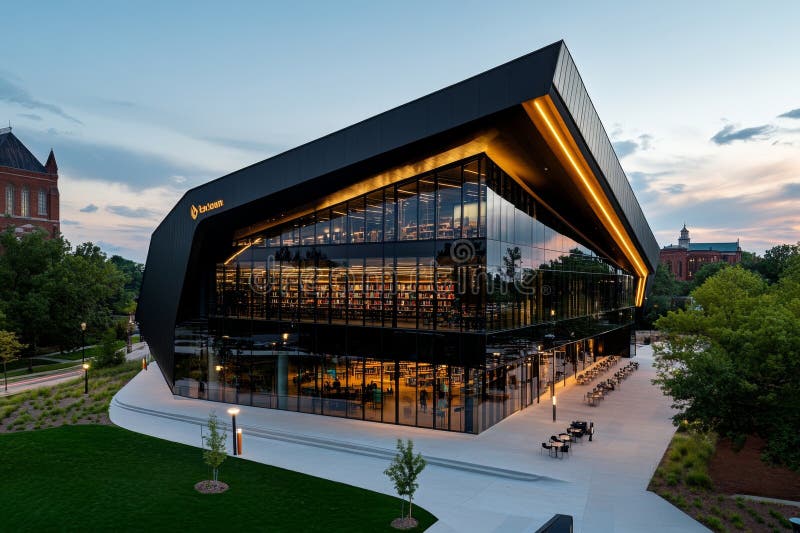 New Building, Public Library, Knowledge and Community Serves As a ...