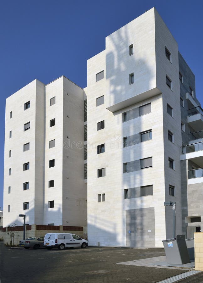 New building stock image. Image of shadow, area, hadera - 36633049