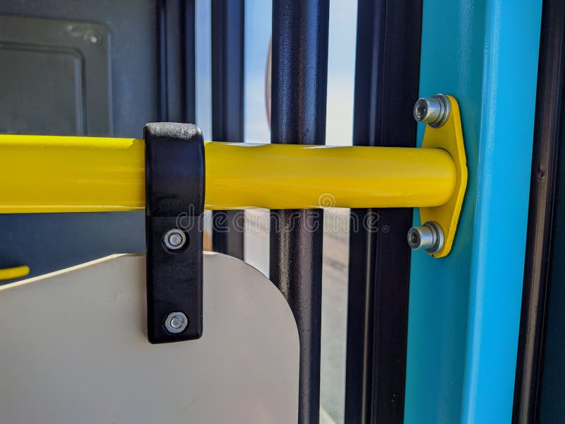 New Bus Inside View Public Transport Interior. Stock Photo - Image of ...