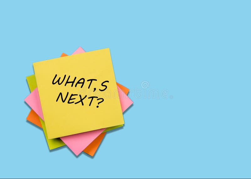 New Business Concept, What S Next, Business Concept Idea Stock Photo ...