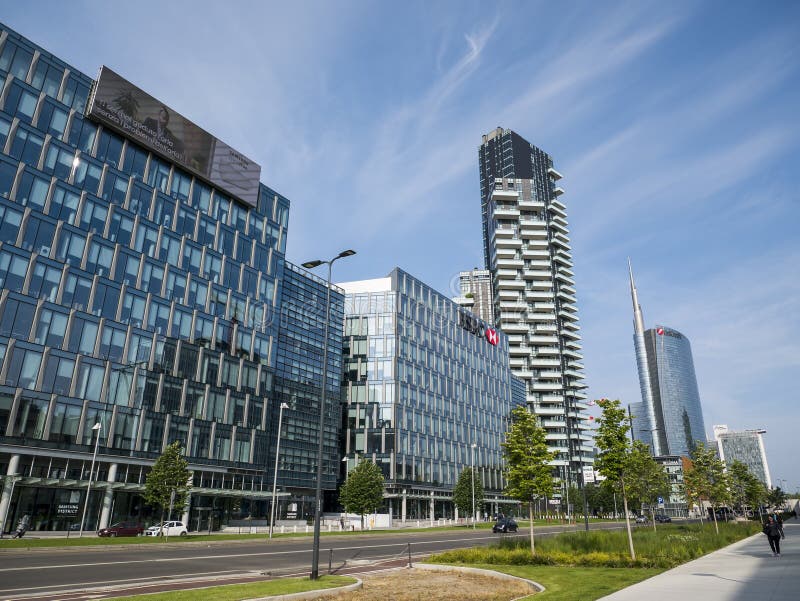 New Business District of Milan Editorial Image - Image of europe ...