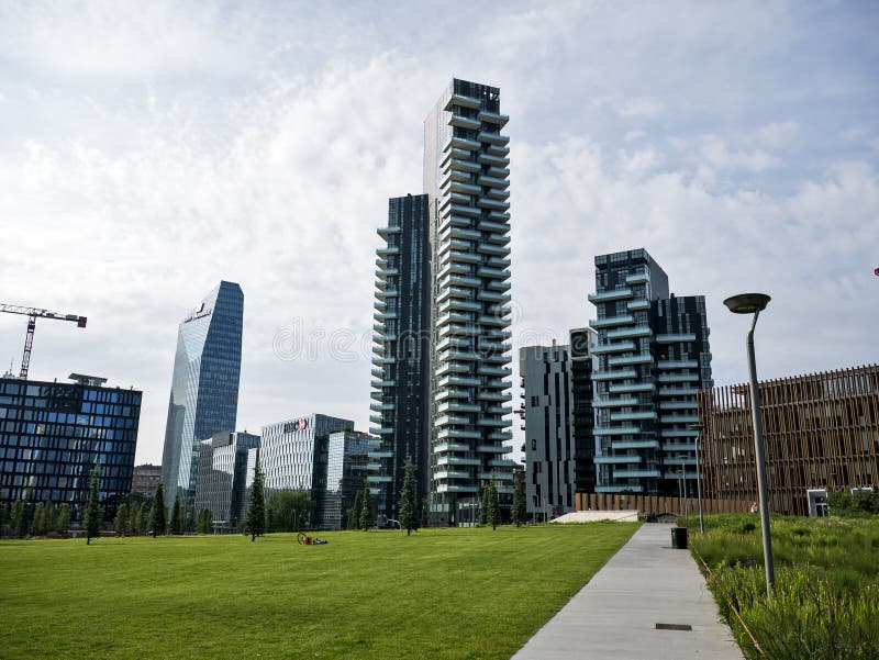 New Business District of Milan Editorial Image - Image of construction ...