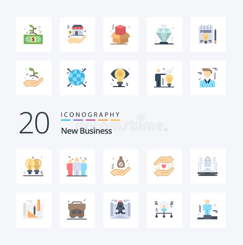 20 New Business Flat Color Icon Pack Like Business Safe Corporate ... 20 New Business Flat Color Icon Pack Like Business Safe Corporate ...