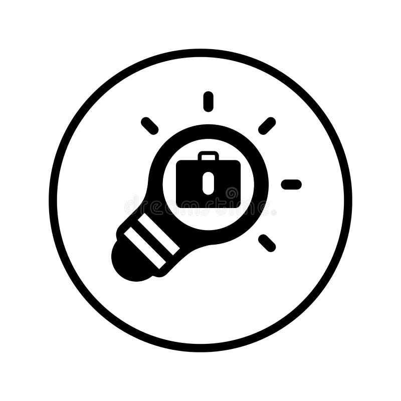 New Business Idea Icon. Vector Graphics Stock Illustration ...