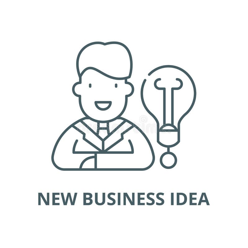 New Business Idea Vector Line Icon, Linear Concept, Outline Sign ...
