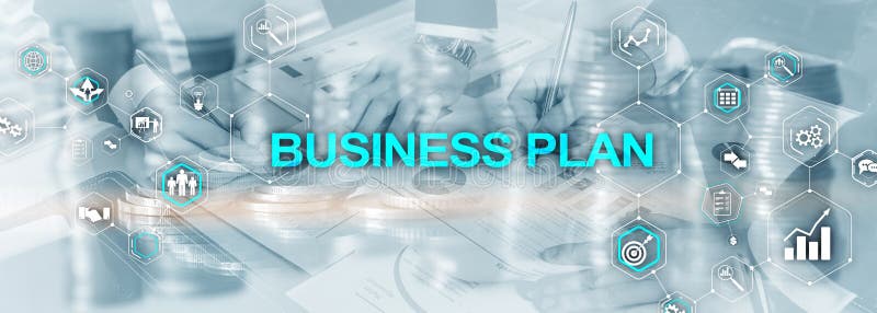 New Business Plan. Analysis and Strategy Concept. Horizontal Panoramic ...