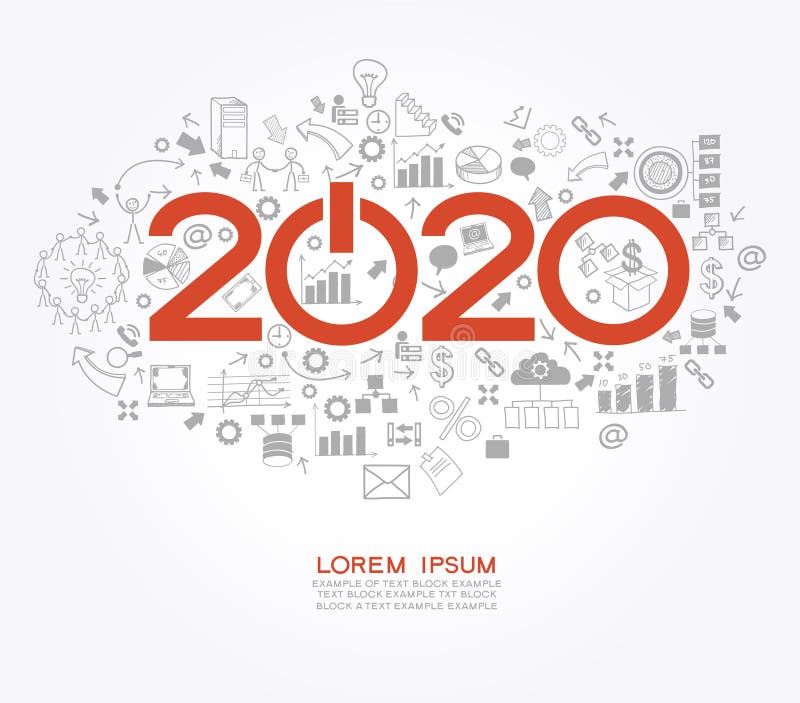2020 New Business Success Strategy Stock Vector - Illustration of ...