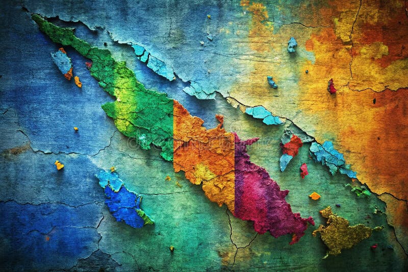 New Caledonia Administrative Divisions Map Detailed Infographic with ...