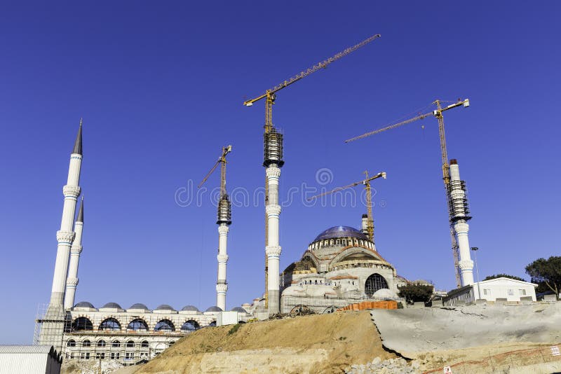 New Camlica Mosque, Camlica Cami in Turkish Editorial Photography ...