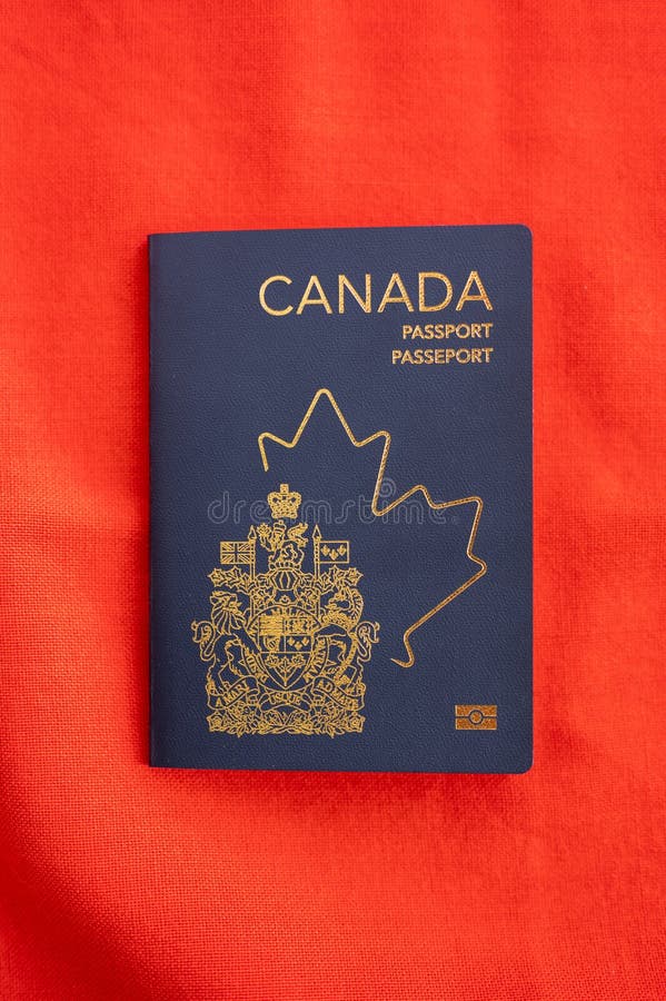 New Canadian Passport stock image. Image of canada, official - 325339319
