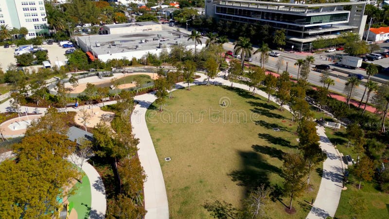 New Canopy Park in Miami Beach Florida Stock Footage - Video of canopy ...