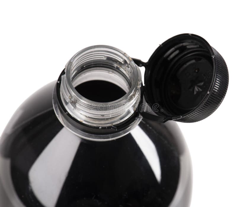 New Cap Attached To the Plastic Bottle Stock Image - Image of plastic ...