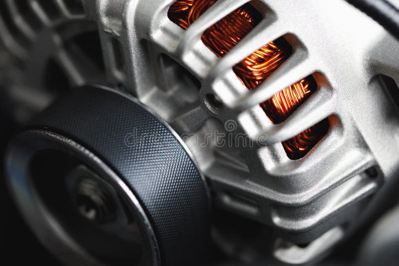 New car alternator stock image. Image of light, generator - 140460967