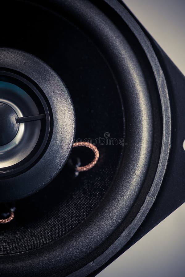 New car audio speaker stock image. Image of black, radio - 241119295