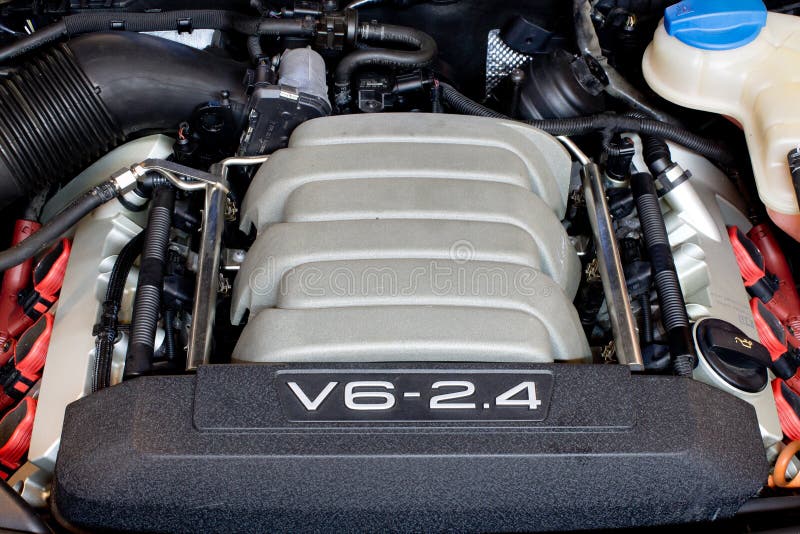 Modern Car New Intake Manifold Stock Image - Image of vehicle, chrome ...