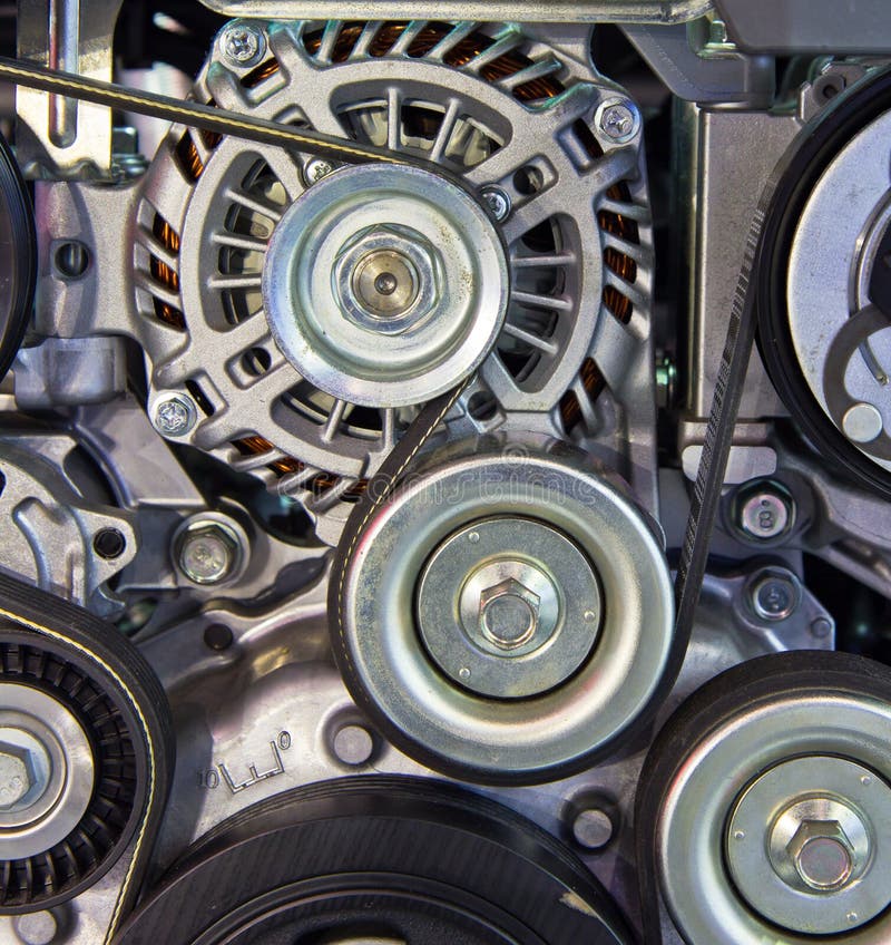 New car engine stock photo. Image of cogs, belt, litre - 43496452