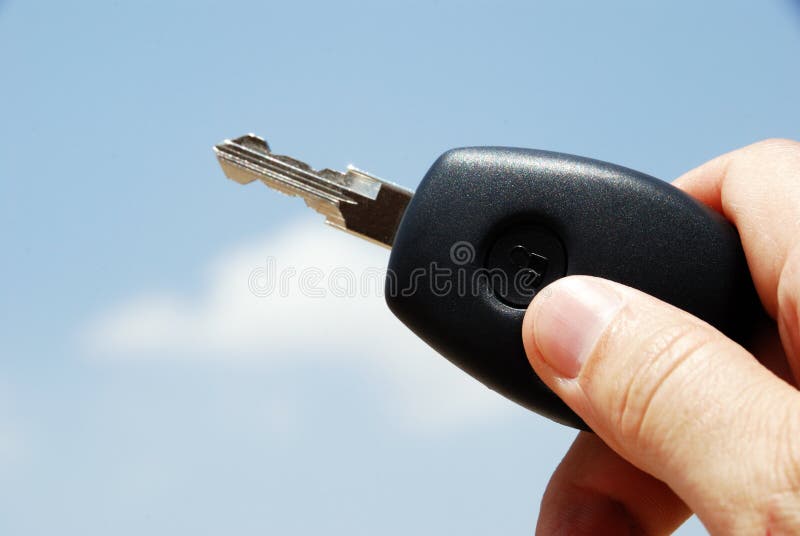 New car key stock image. Image of sales, finger, lock - 12065183