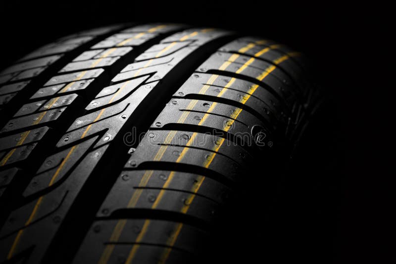 New Car the Pattern of Rubber, Close, Detail Stock Image - Image of ...