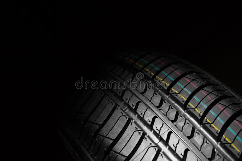 New Car the Pattern of Rubber, Close, Detail Stock Image - Image of ...