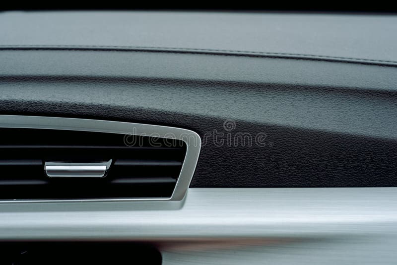 New Car, Radiator in the Control Panel. Technology Concept Stock Photo ...