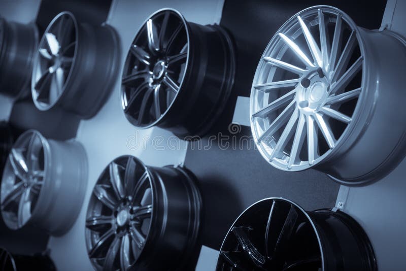 New car rims stock photo. Image of iron, aluminum, clean - 81224872