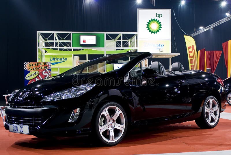 New car show editorial photo. Image of peugeot, convertible - 8070881