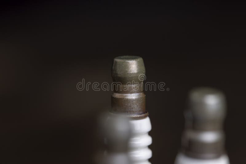 New Car Spark Plugs, Close Up Stock Image - Image of service, vehicle ...